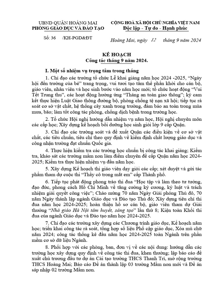 KH Thang 09.20242 | PDF