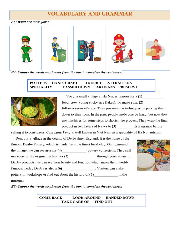 BTBT 4 K Năng Global Success 9 UNIT 1 | PDF