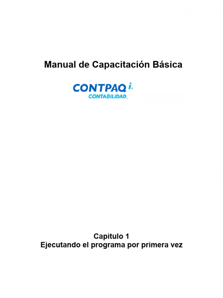 Manual de CONTPAQ I. | PDF | Informática