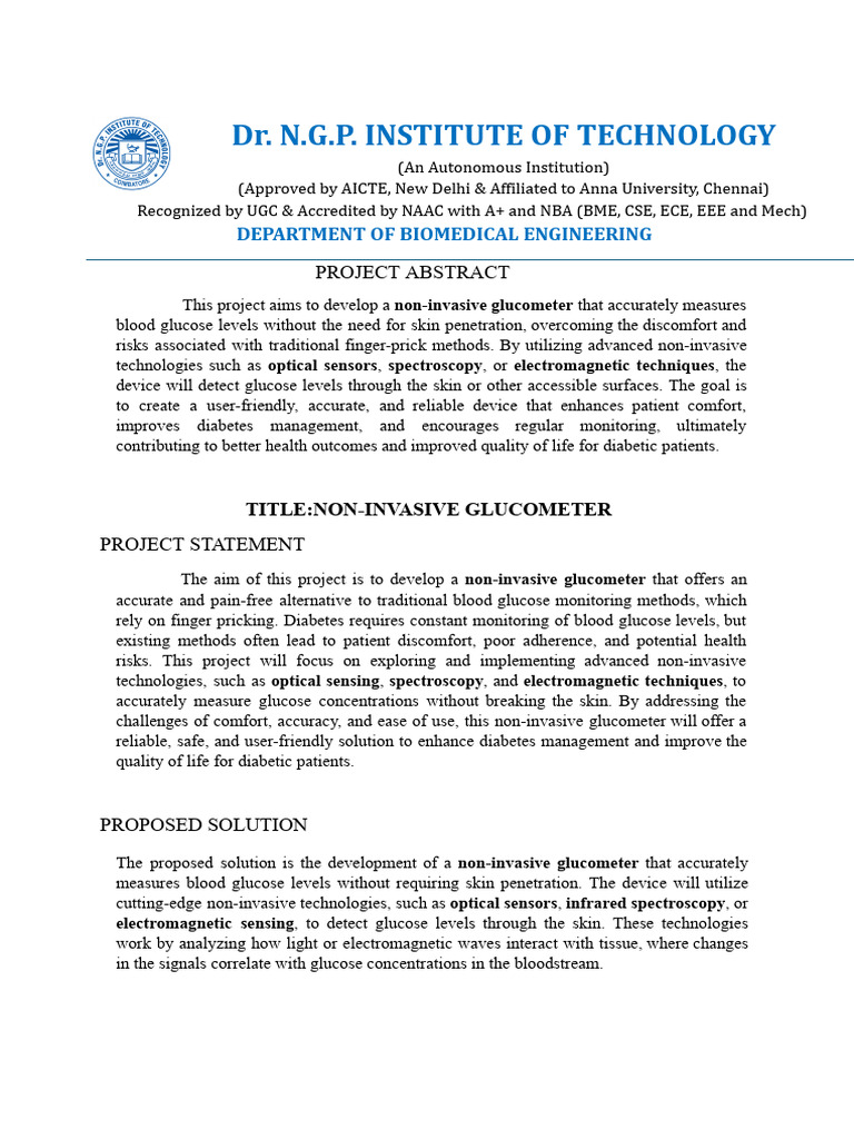 Project Abstract Template Format Pdf Clinical Medicine