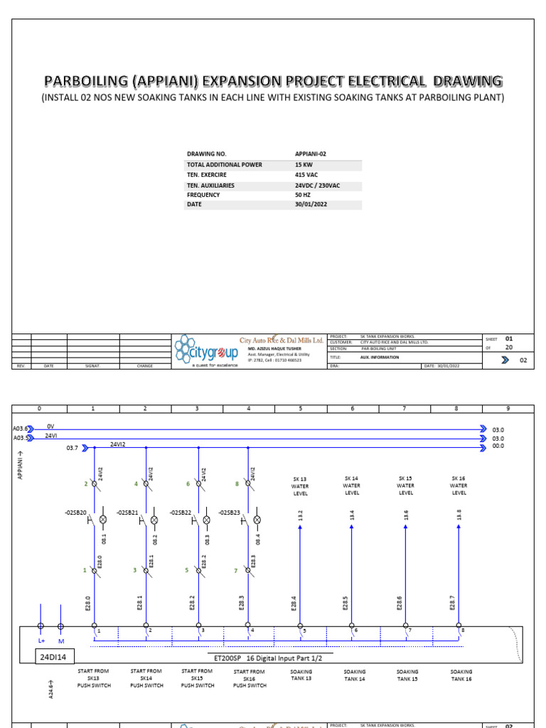 Electrical Drawing (Appiani Expansion Project) | PDF | Electricity | Electrical Engineering