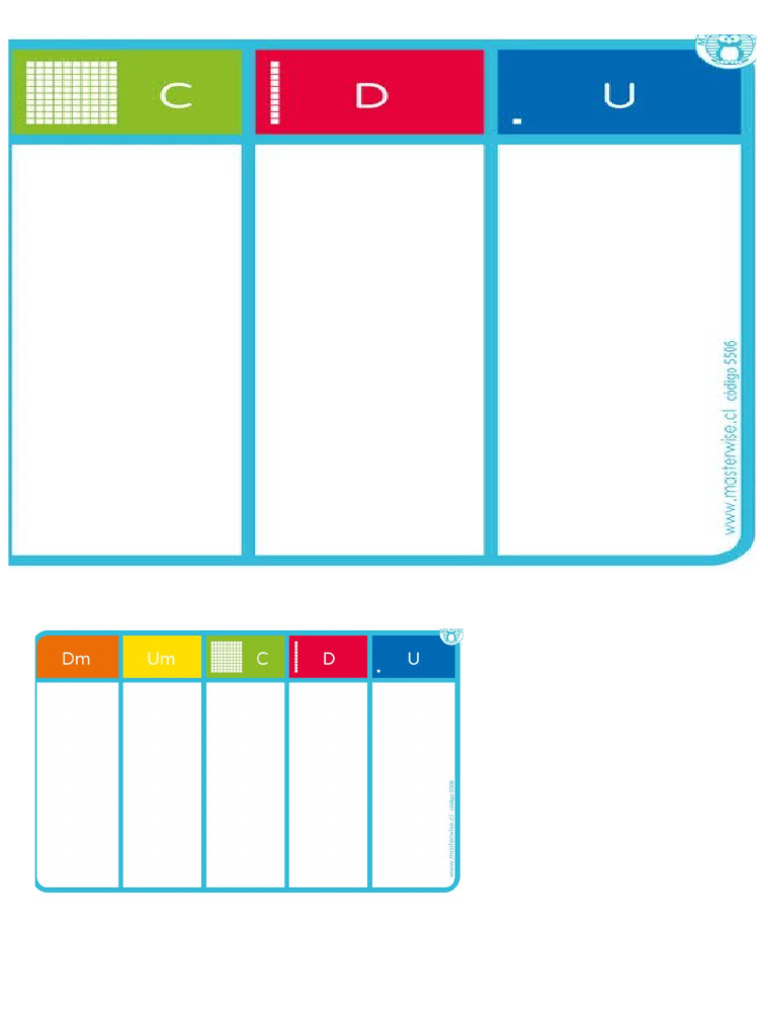 Tableros Valor Posicional | PDF