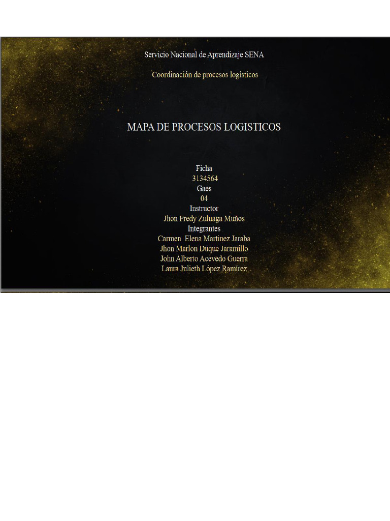 MAPA PROCESO LOGISTICO PA HOY | PDF