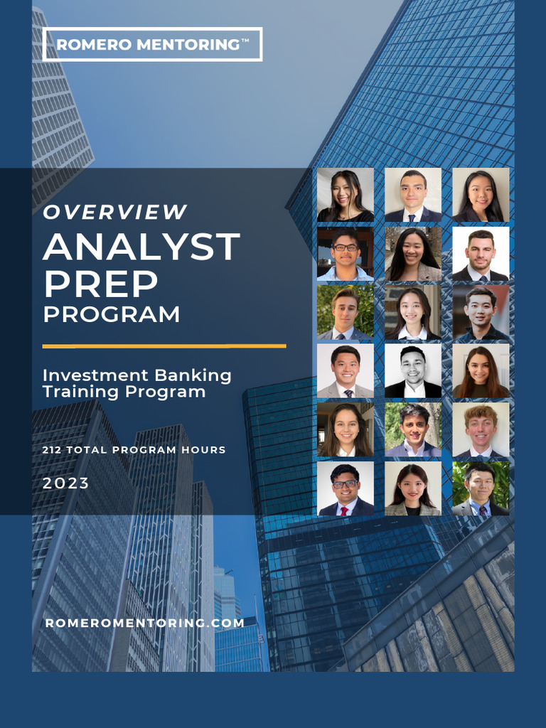 Analyst Prep Program Overview 23 | PDF | Valuation (Finance) | Leveraged Buyout