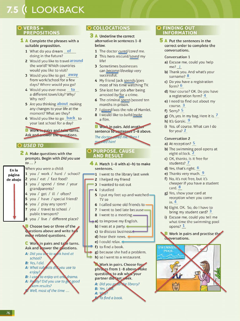 Unit 7 Lookback-English Practice and Learning | PDF