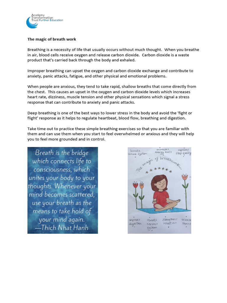 Breath Work for Stress Relief | PDF