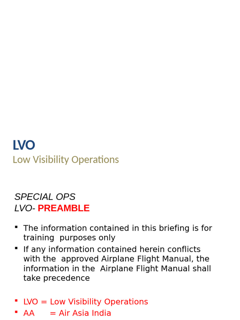 Lvto Awo Presentation - Compress | PDF | Aviation