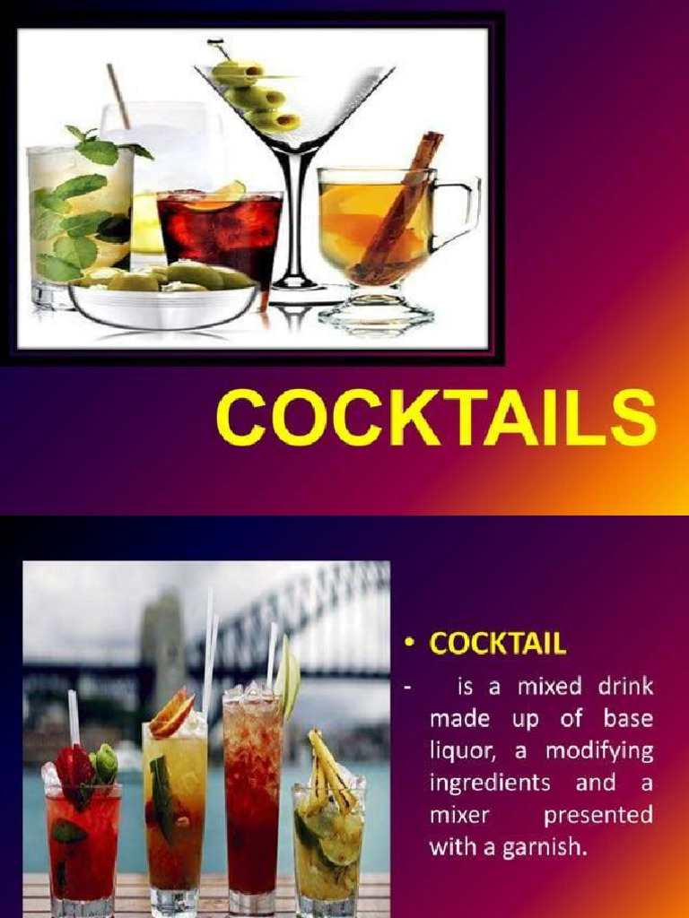 Cocktails | PDF
