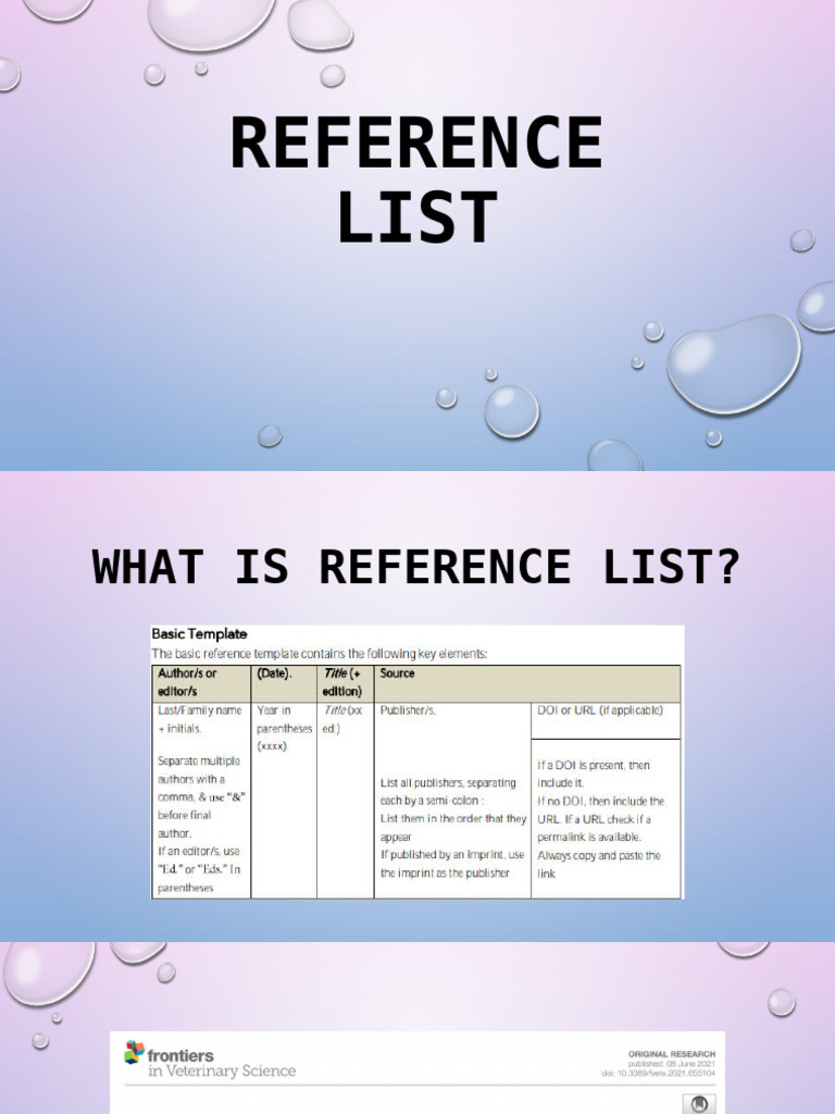 LIBro Reference List | PDF