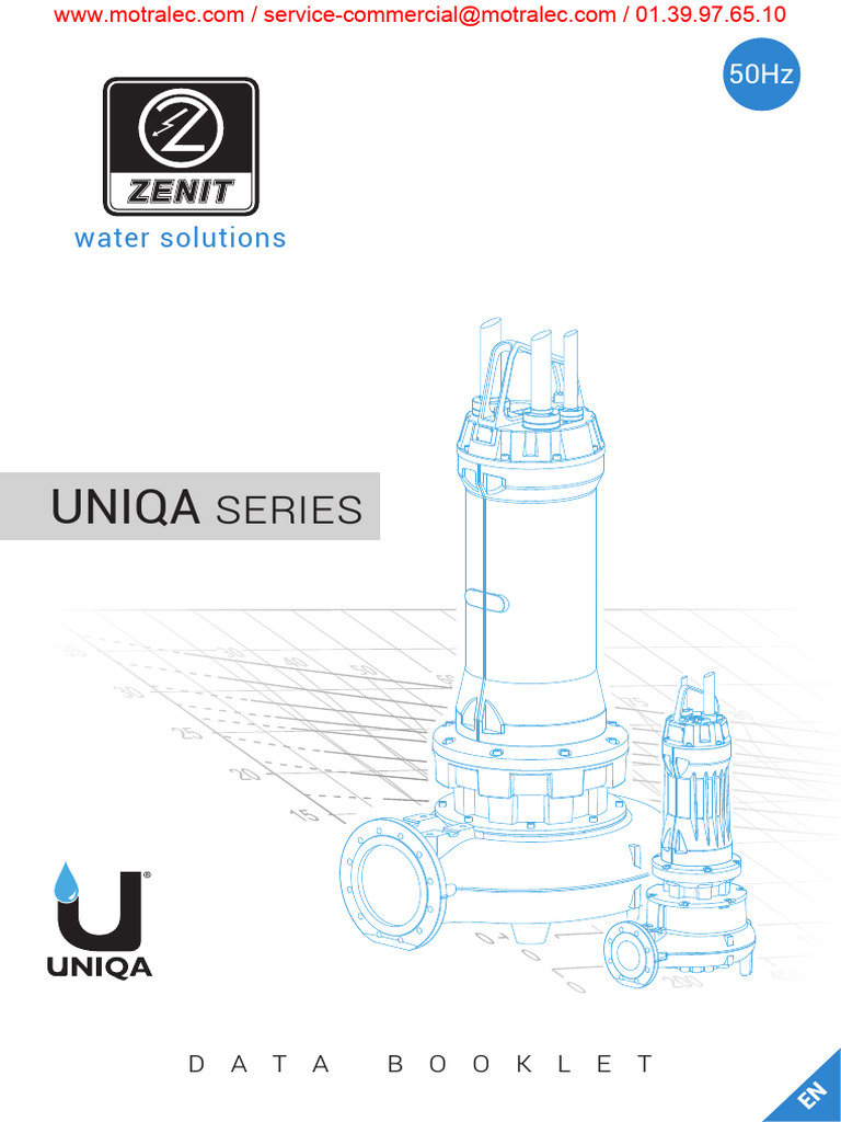 Zenit Serie Uniqa | PDF | Pump | Sewage Treatment