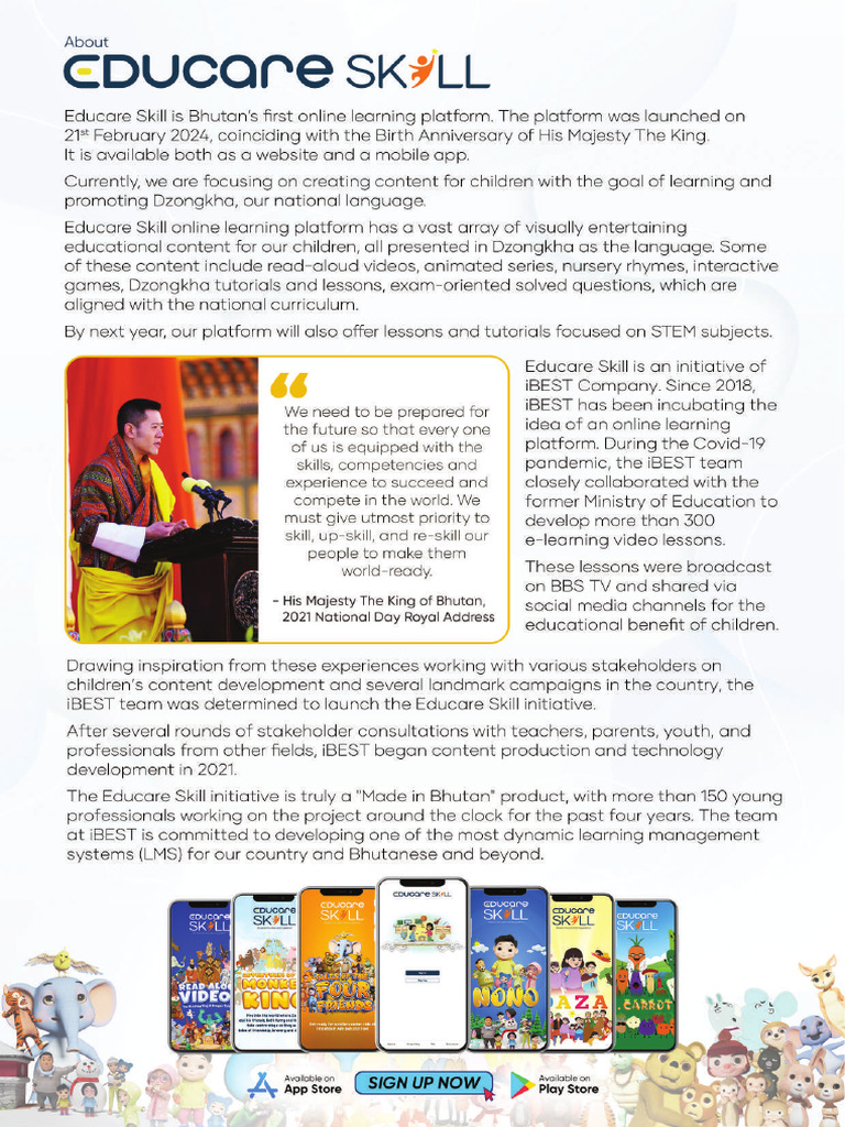 About Educare Skill and Content - FINAL | PDF