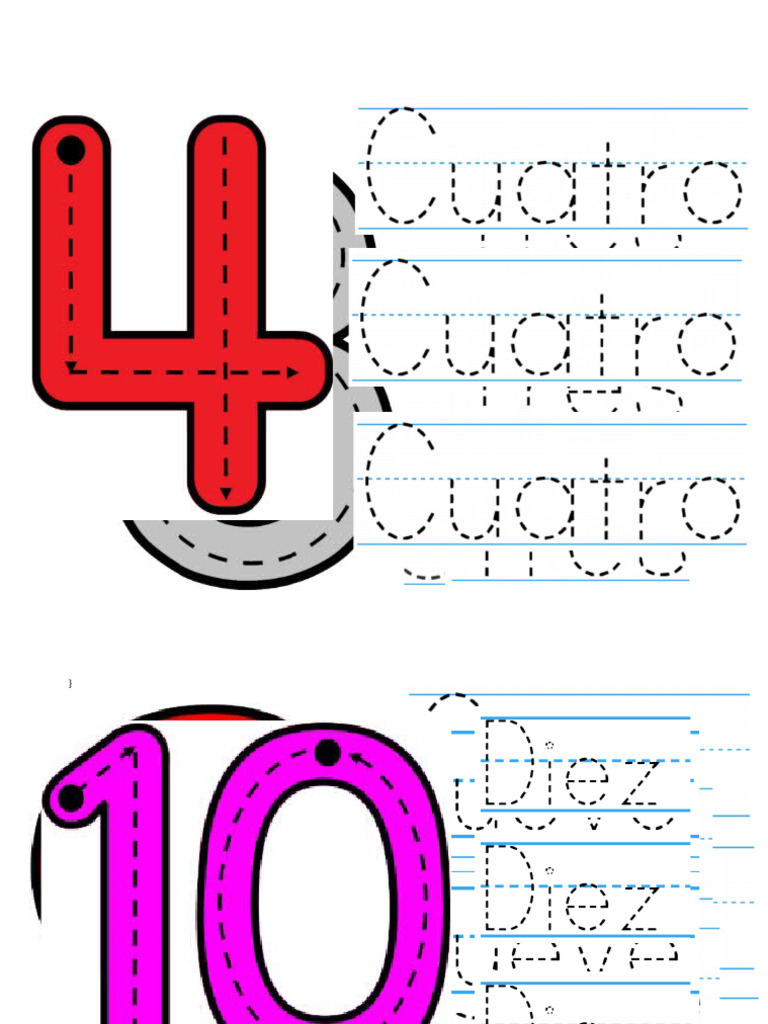 Numeros 0 - 10 | PDF