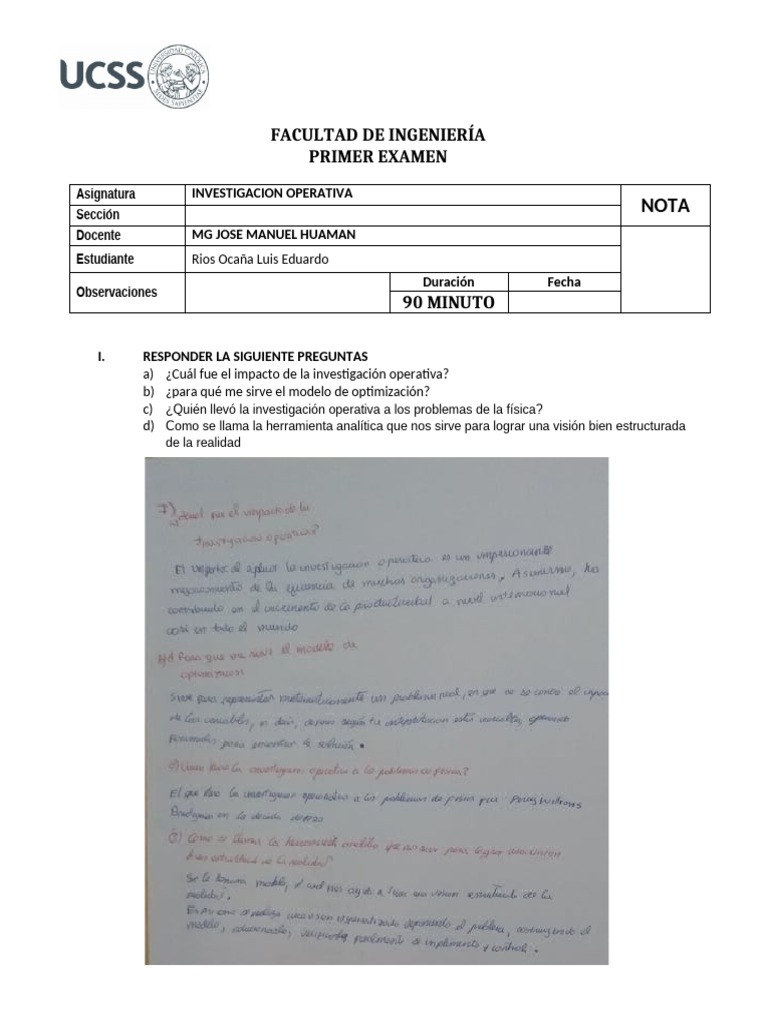 Parcial 1_ Inv Operaciones_ Rios (1) | PDF