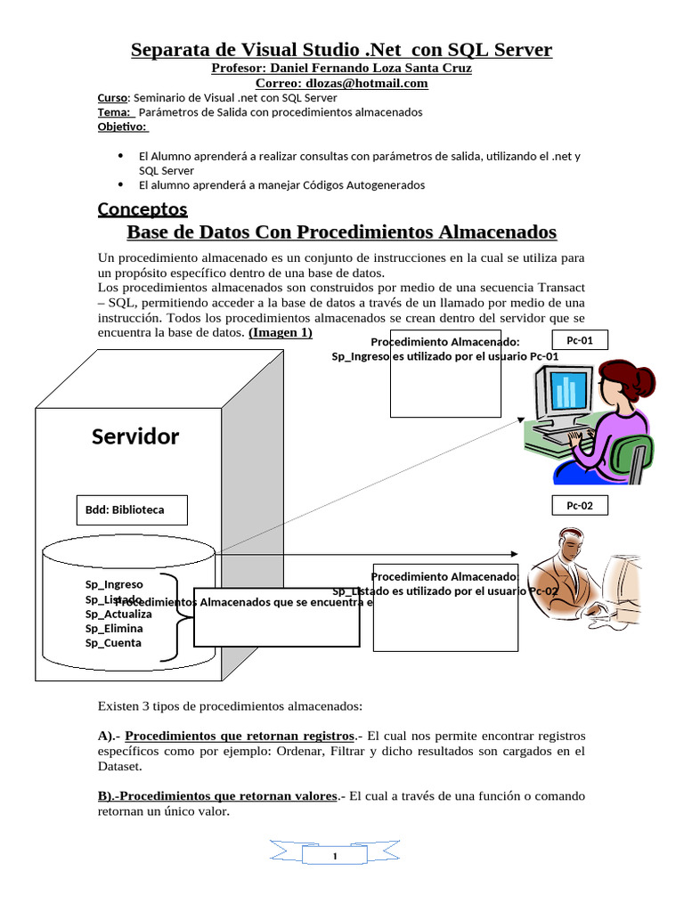 Separata de Visual .Net2010-4 | PDF | SQL | Servidor SQL de Microsoft