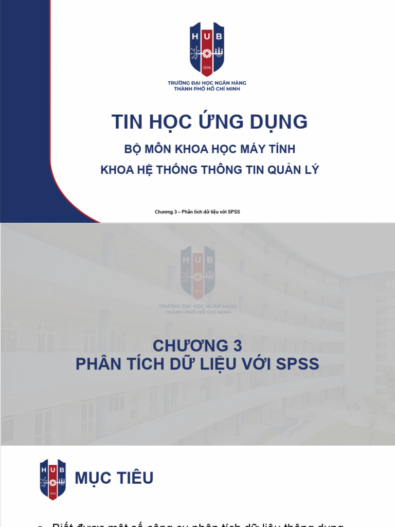 AC3-Cong Cu Phan Tich Du Lieu V I SPSS | PDF