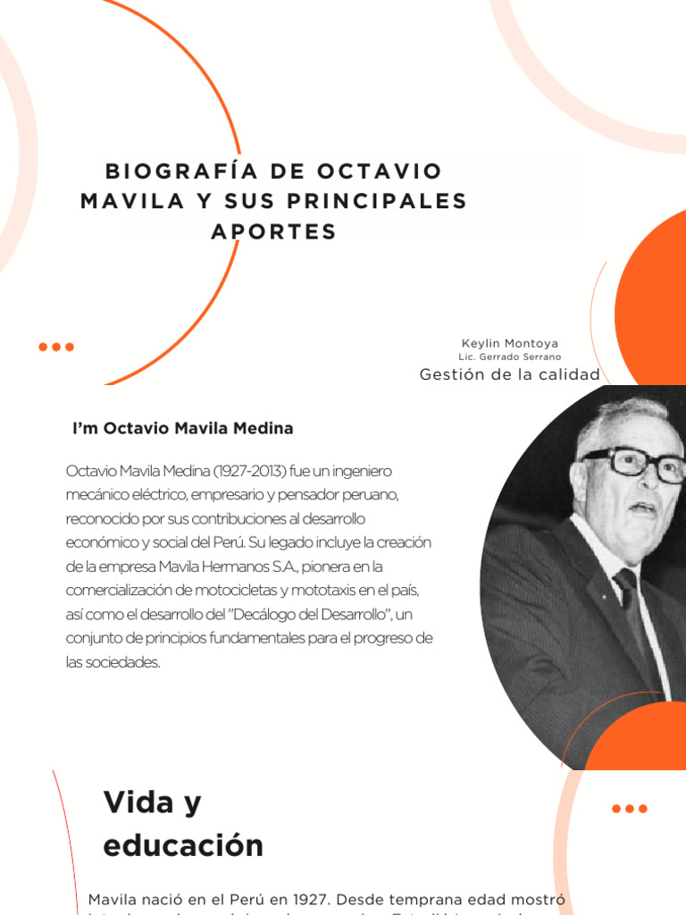 Aportes de Octavio Mavila Medina | PDF | Iniciativa empresarial | Perú