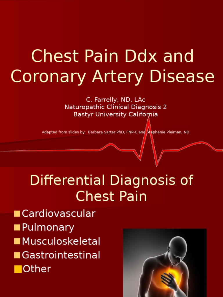 Chest Pain DDX and CAD | PDF | Myocardial Infarction | Heart