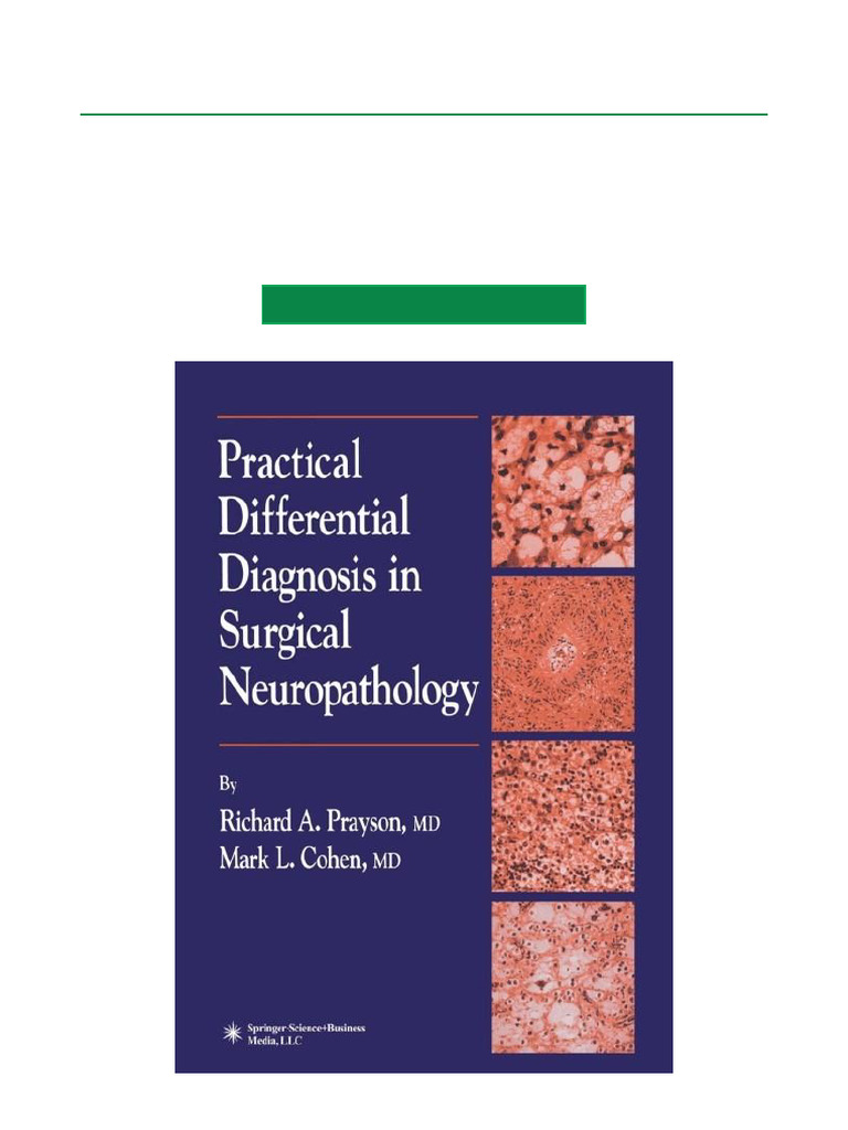 Top Ranking Practical Differential Diagnosis in Surgical Neuropathology DOCX PDF Download | PDF