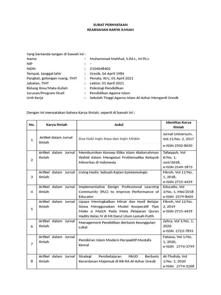 13b. LEMBAR KEABSAHAN KARYA ILMIYAH | PDF