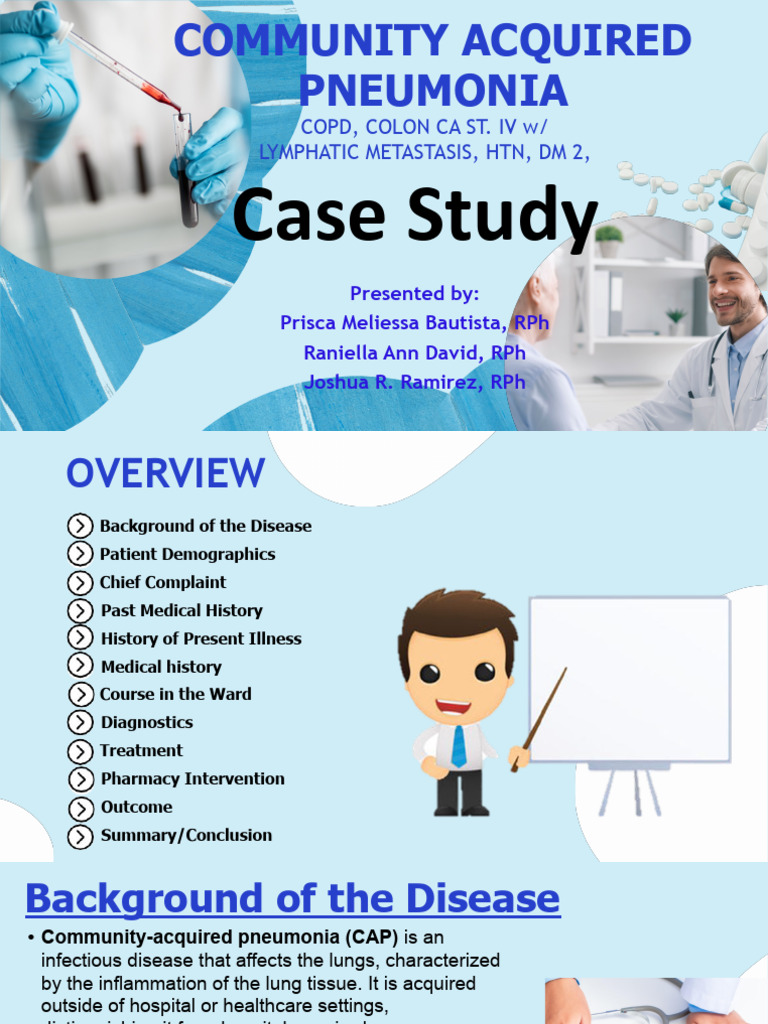 Community-Acquired Pneumonia Case Study | PDF | Respiratory Diseases ...