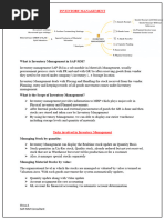 SAP Goods Issue Process Overview | PDF | Logistics | Inventory