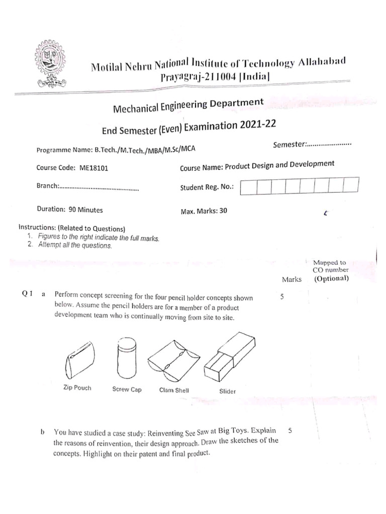 PDD End Semd Pyq | PDF