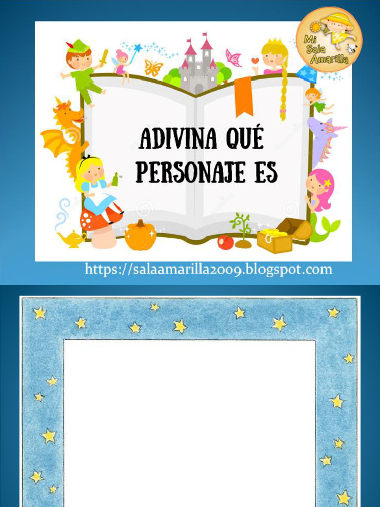 Adivinanzas de Personajes de Cuentos | PDF