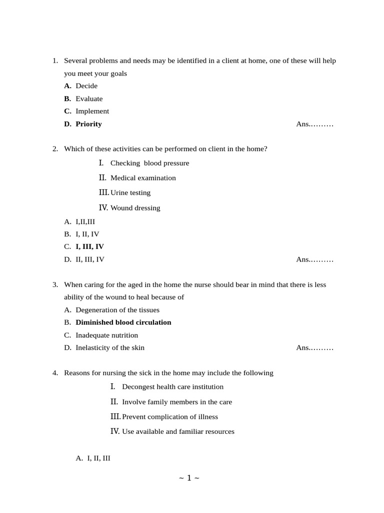Public H. Nursing-1 | PDF | Vaccines | Infection