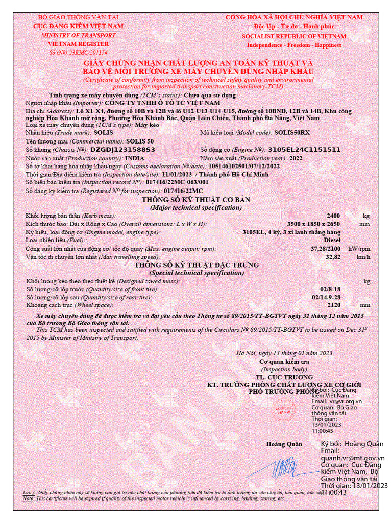 Solis 50 VN CQ | PDF