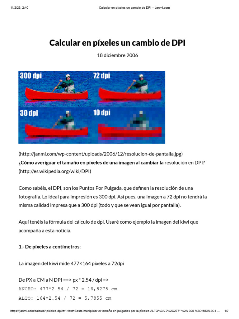 Cómo Calcular DPI en Píxeles | PDF | Píxel | Tecnología de cine y video