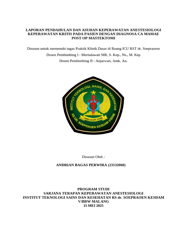 LP Askan Hcu Ca Mamae Fix Done | PDF