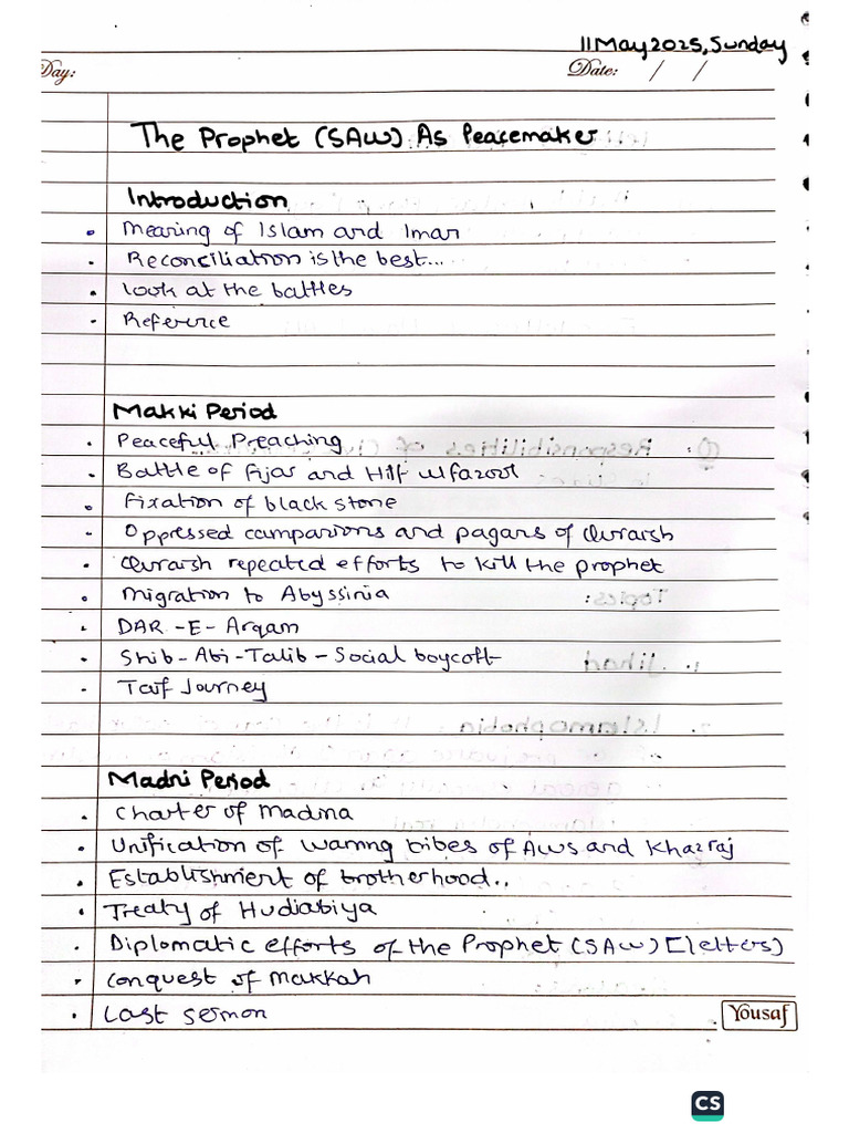 Prophet As Peacemaker | PDF