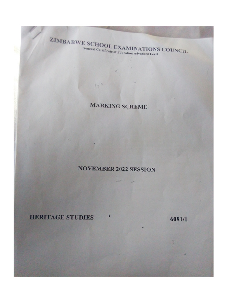 Heritage 6081 p1 2022 MRKNG Scheme | PDF