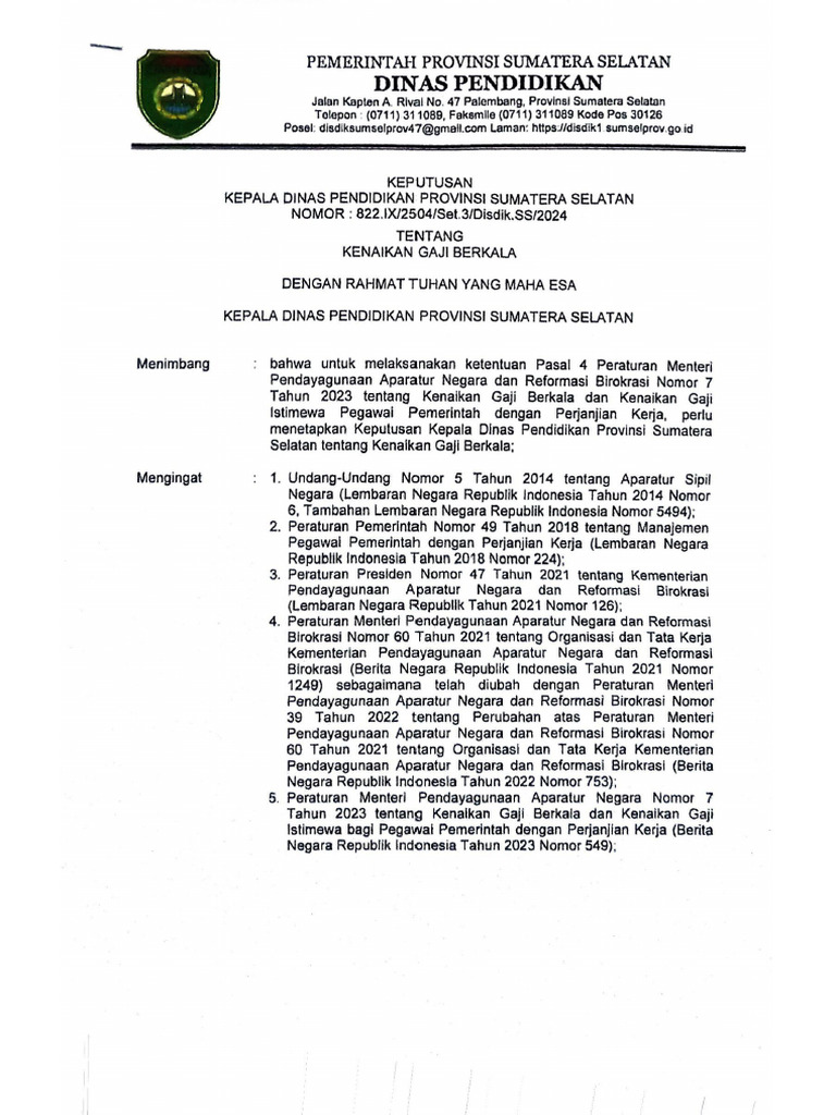 SK Berkala Tina Himas K 2024 | PDF