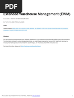 SAP EWM Handling Unit Configuration 1708709692 | PDF | Packaging And Labeling | Warehouse