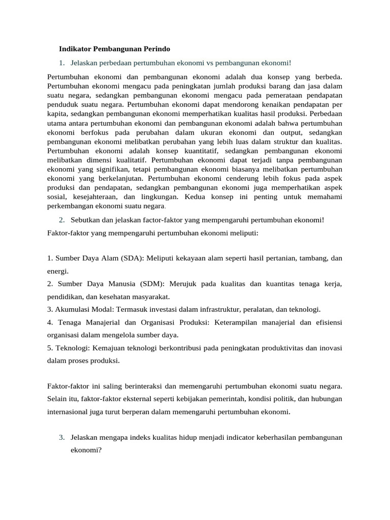 Kisi Kisi Perindo | PDF