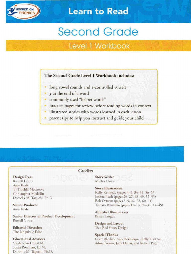 Second Grade Phonics Workbook | PDF
