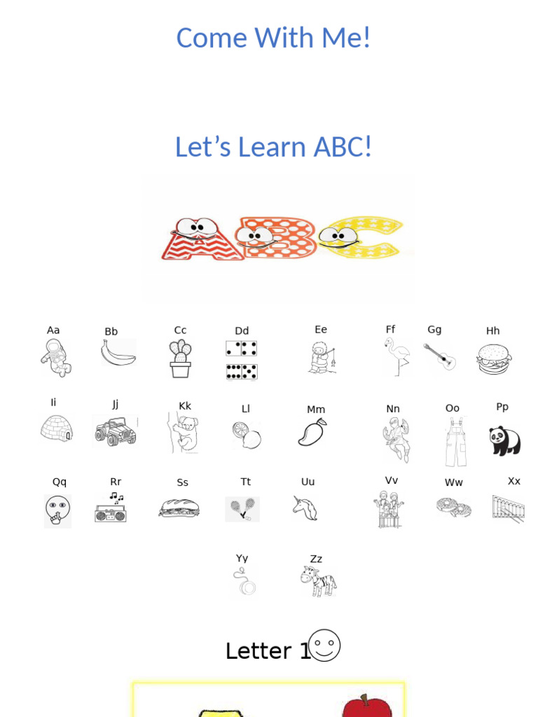 ABC Learning Activities | PDF