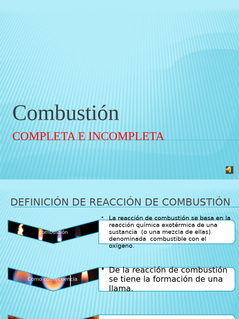 Combustion Completa e Incompleta Grabado 2 | PDF | Combustibles ...