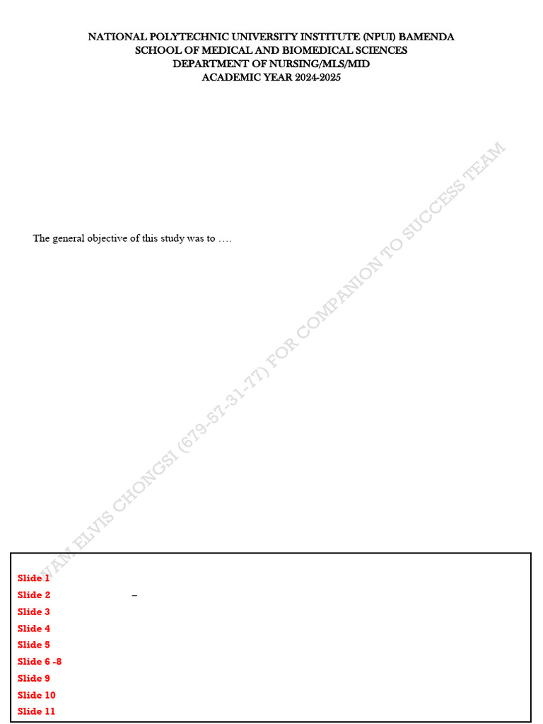 A ONE PAGE PRESENTATION OF RESEARCH REPORT HND 2025.pdf - Protected | PDF | Methodology ...