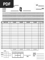Score Sheets Netball | PDF | Team Sports | Ball Games