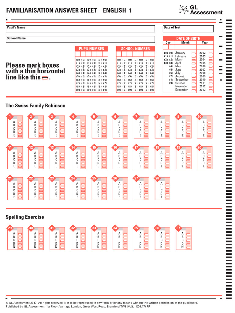 11 Plus Queen Elizabeths School 6 | PDF