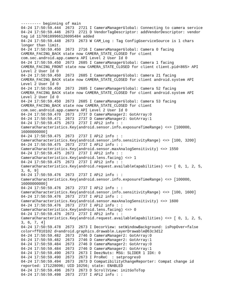 Log Cat 1745491859411 | PDF