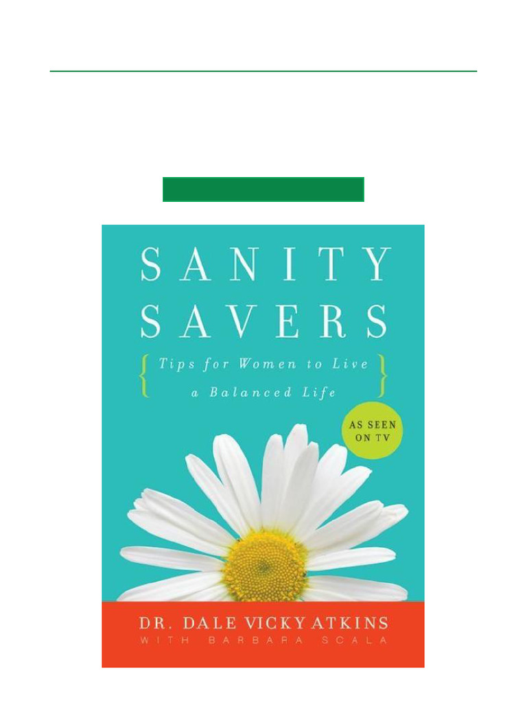 Sanity Savers for Women's Balance | PDF