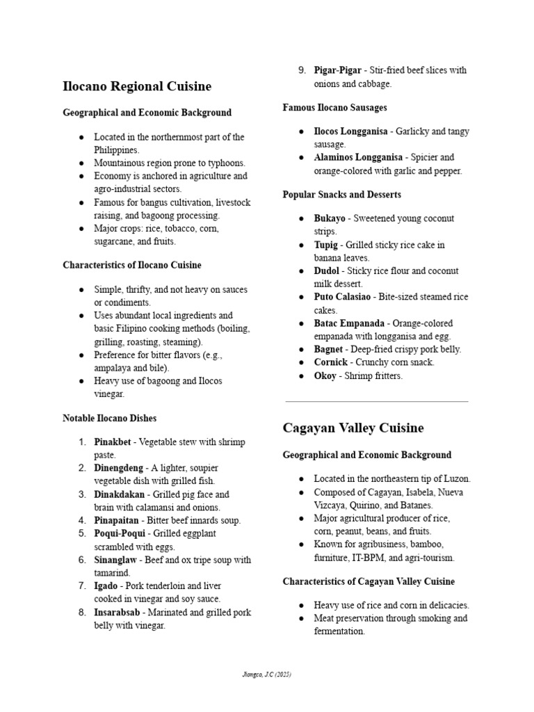 PGTO Week 7 11 Coverage Reviewer | PDF | Spanish Cuisine | Cuisine