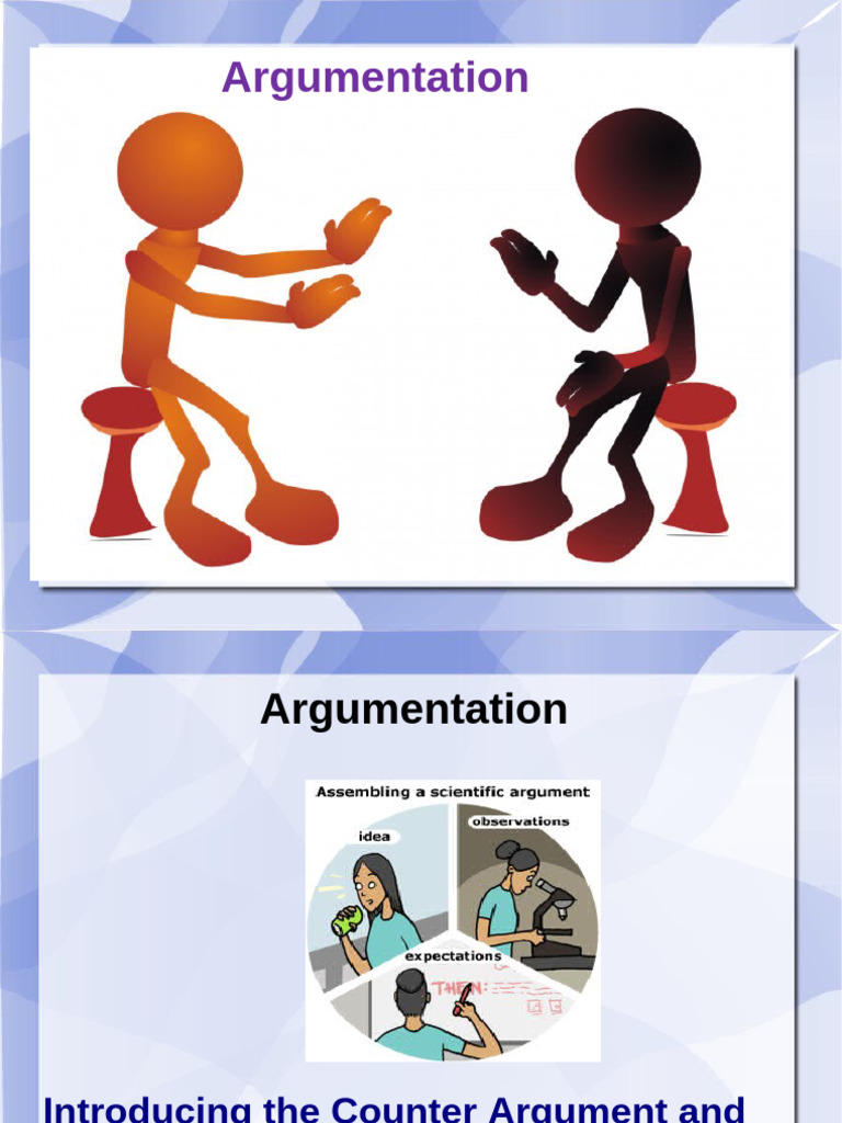 Argumentation ppt MSN 2025 | PDF | Argument | Evidence