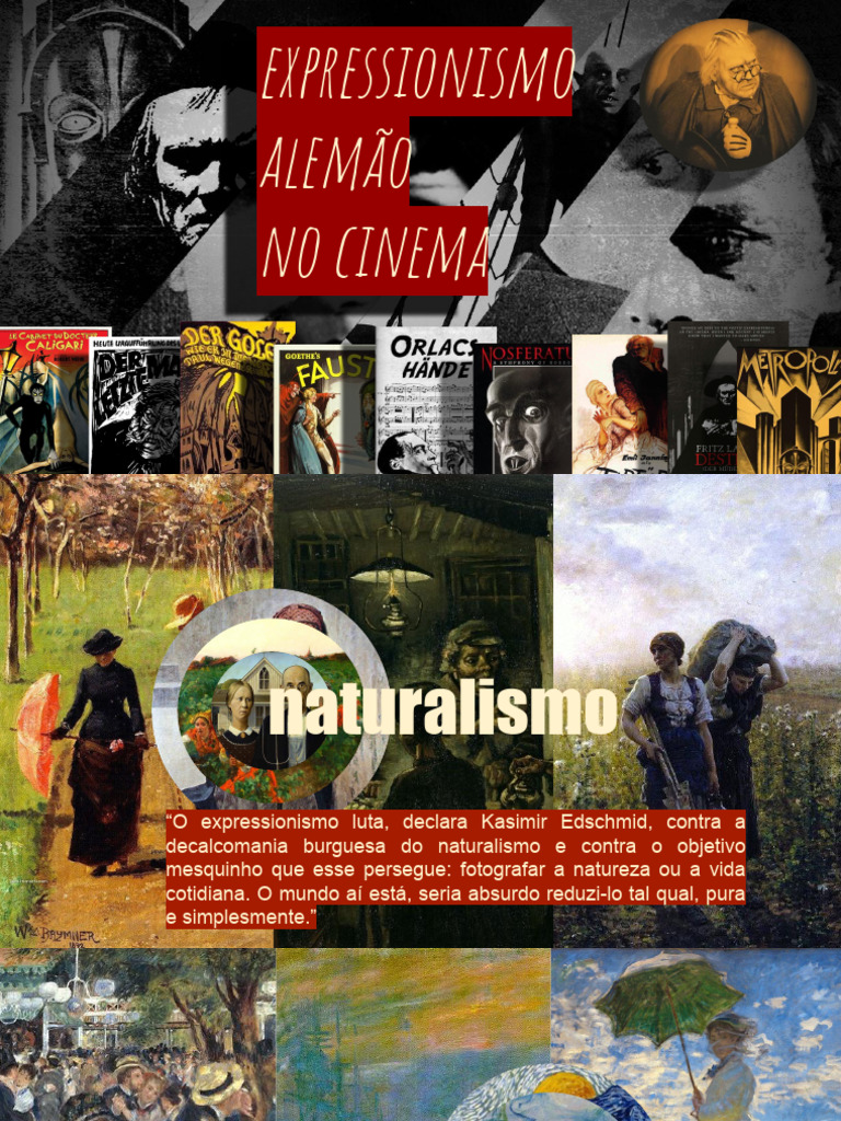 Slide - Trabalho - Expressionismo Alemão No Cinema | PDF | Expressionismo