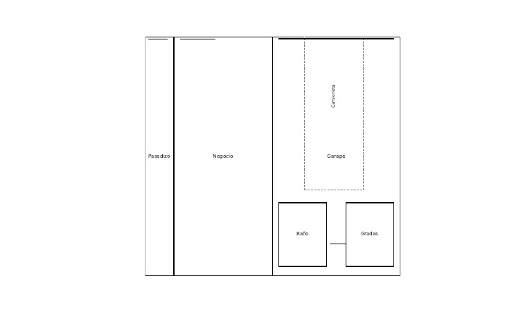 Plano Primer Piso 2D Tecnico | PDF