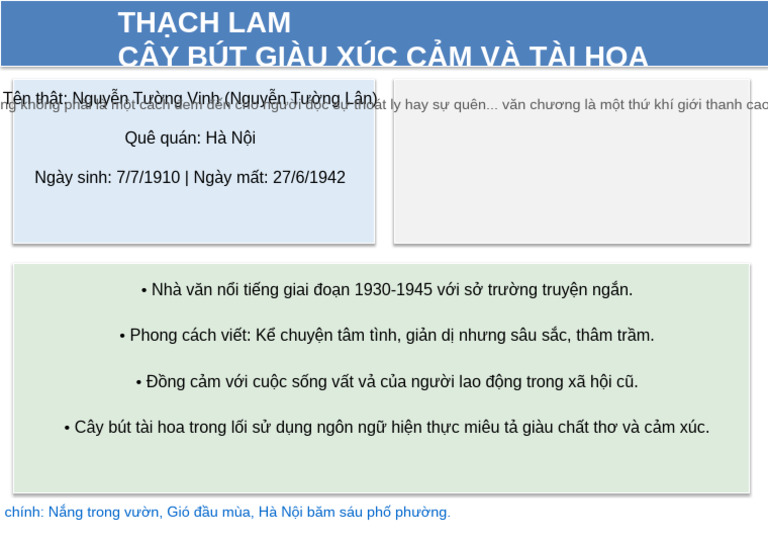 Thach Lam Infographic | PDF