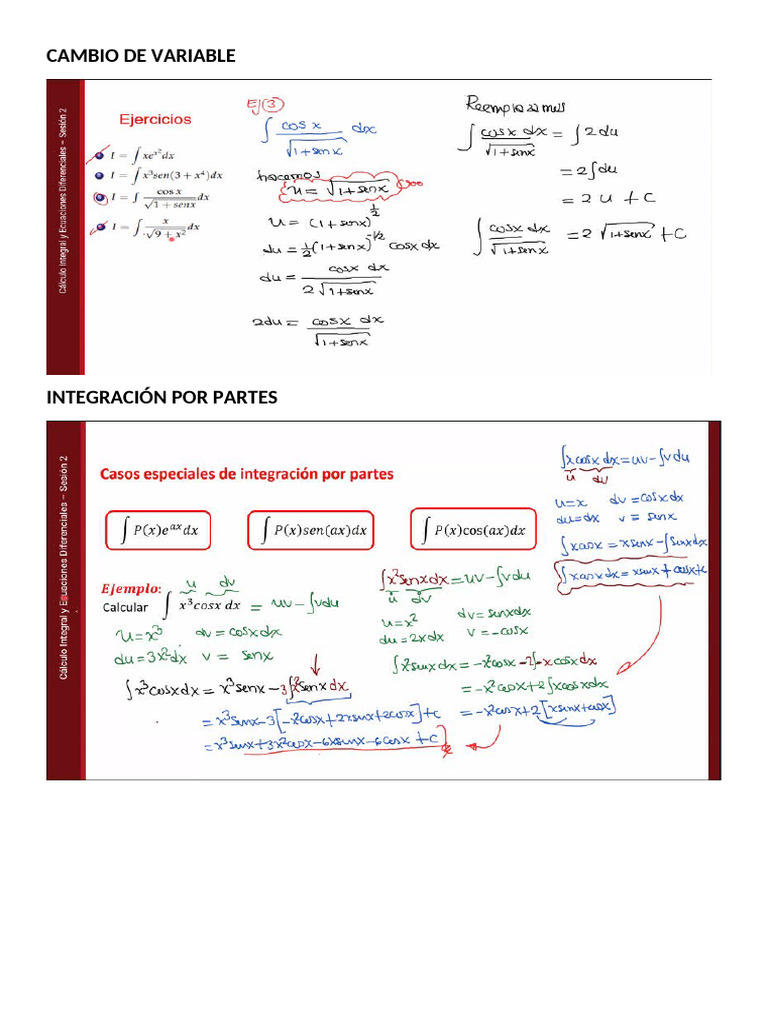 Cambio de Variable | PDF